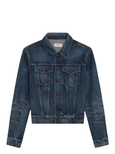 Celine Trucker Denim Jacket - Dark Union Wash