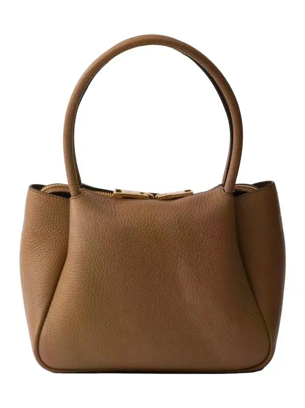 Prada Small Leather Handbag - Brown