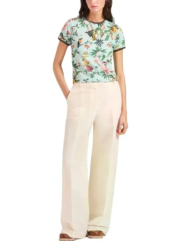 La DoubleJ Cu-tee Crop Top - Blue