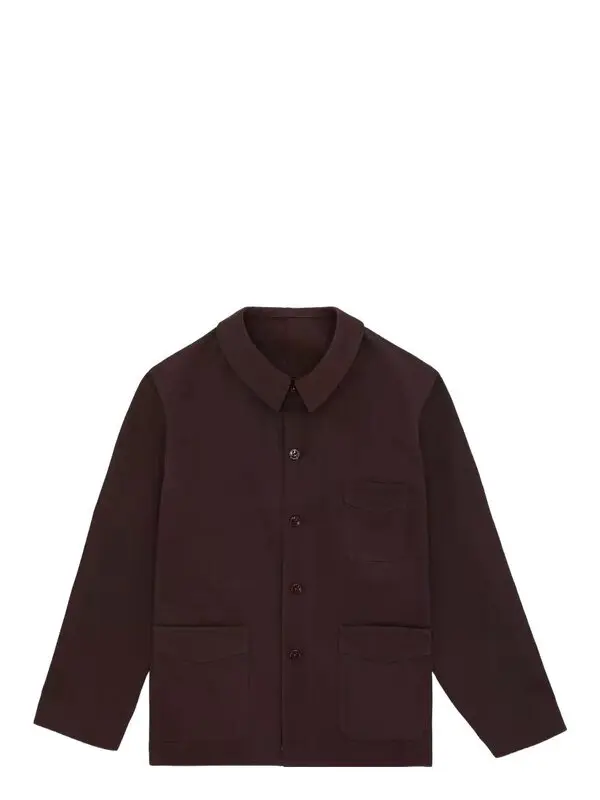 FORTELA Boulevard Patch-pocket Shirt Jacket - Brown