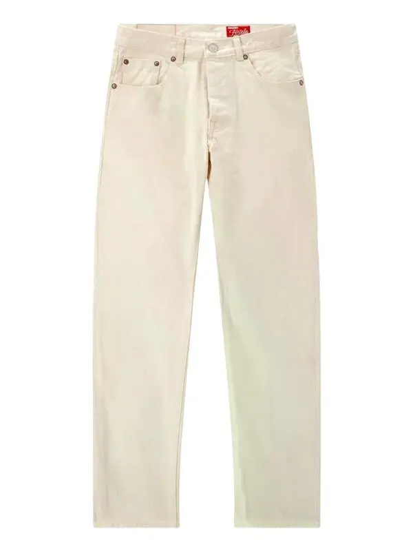 FORTELA Johnjap Selvedge Jeans - Neutrals