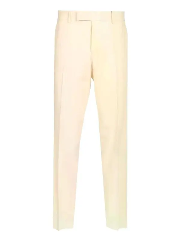 Fendi Wool Gabardine Trousers - Neutrals