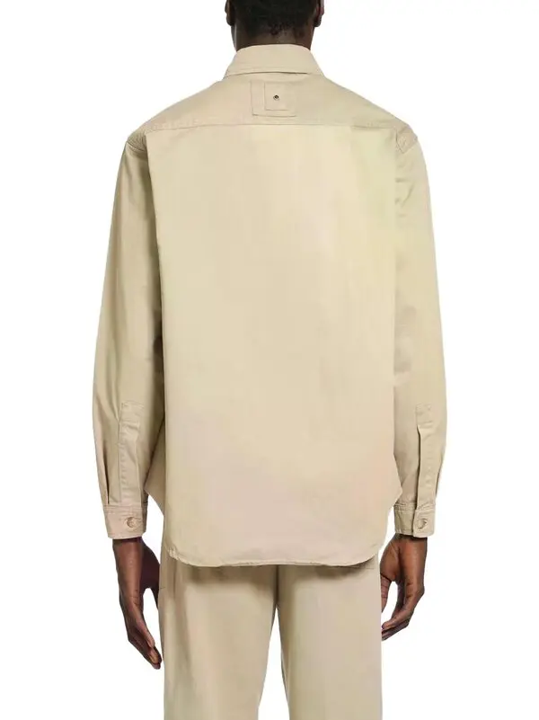 WHITE SAND Cotton Shirt Jacket - Neutrals