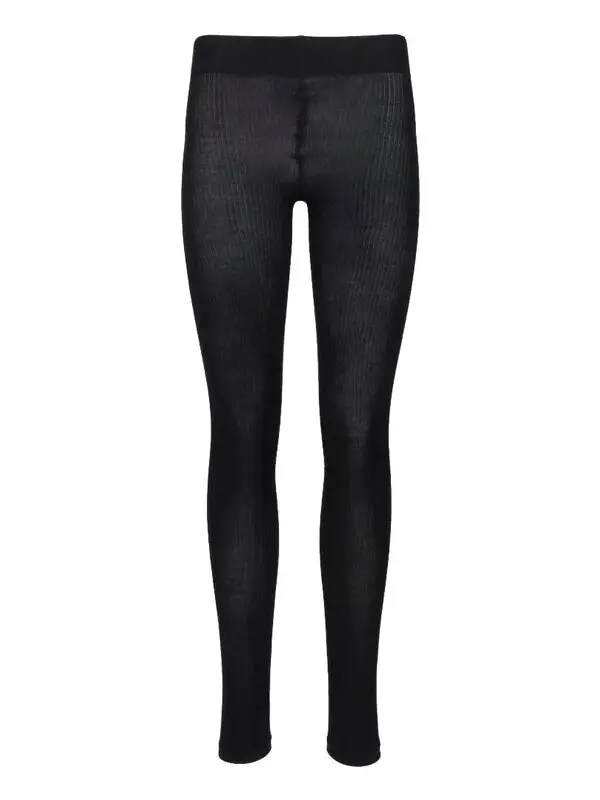 ANTIPAST Ribbed-knit Leggings - Black