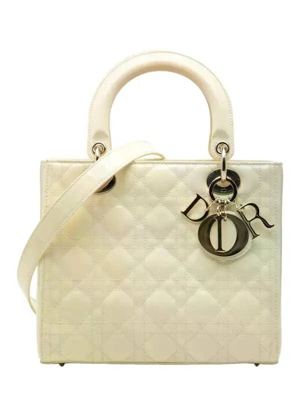Dior Lady Satchel - White