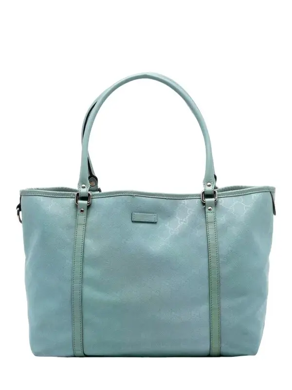 Gucci Medium Gg Imprimé Joy Tote Bag - Blue
