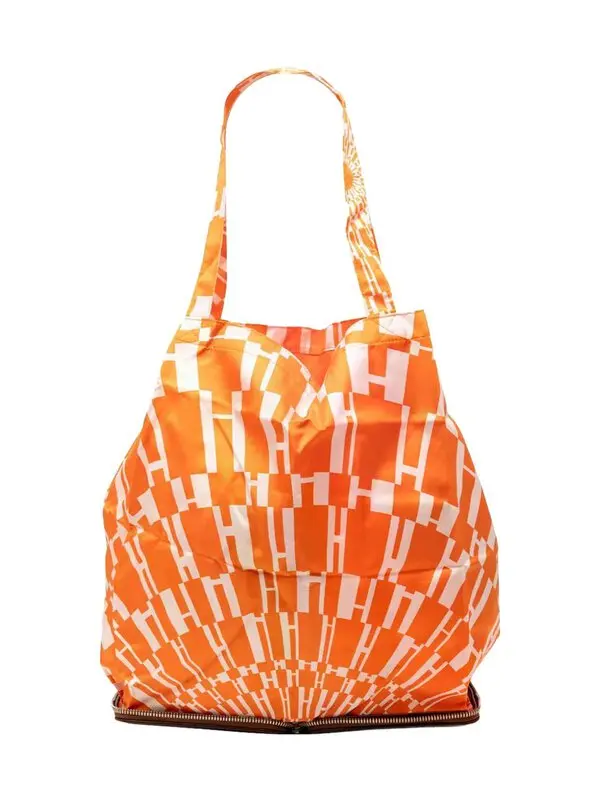 Hermès Silky Pop Folding Pouch Tote Bag - Orange