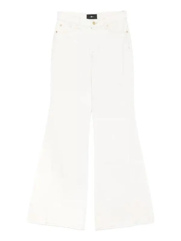 7 For All Mankind Five-pocket Flared Jeans - Neutrals
