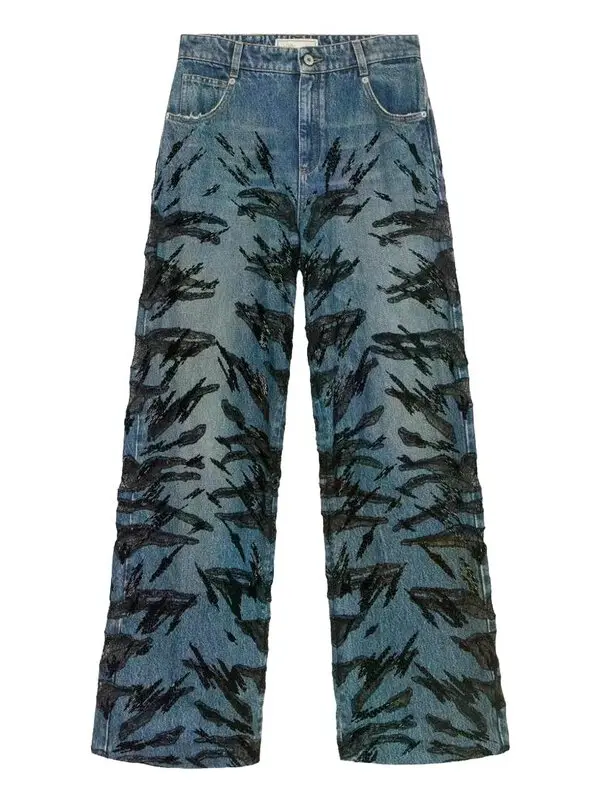 Blumarine Five Pockets Belt Loops Jeans - Blue
