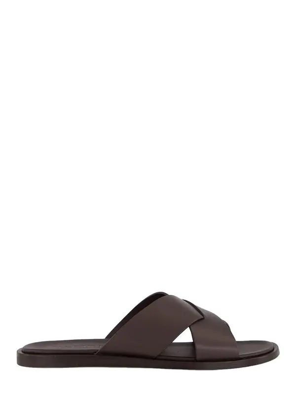 Orlebar Brown Muro Leather Sandals - Brown