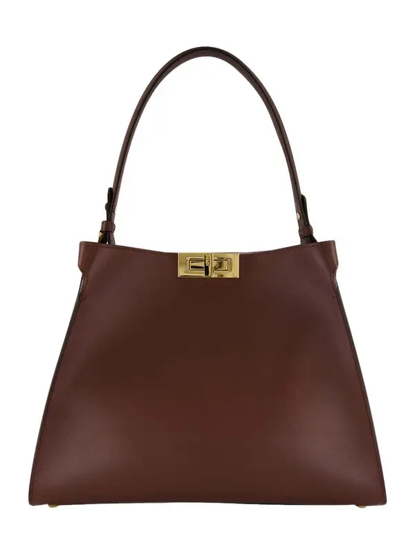 Fendi Brown Way Medium Bag - Black