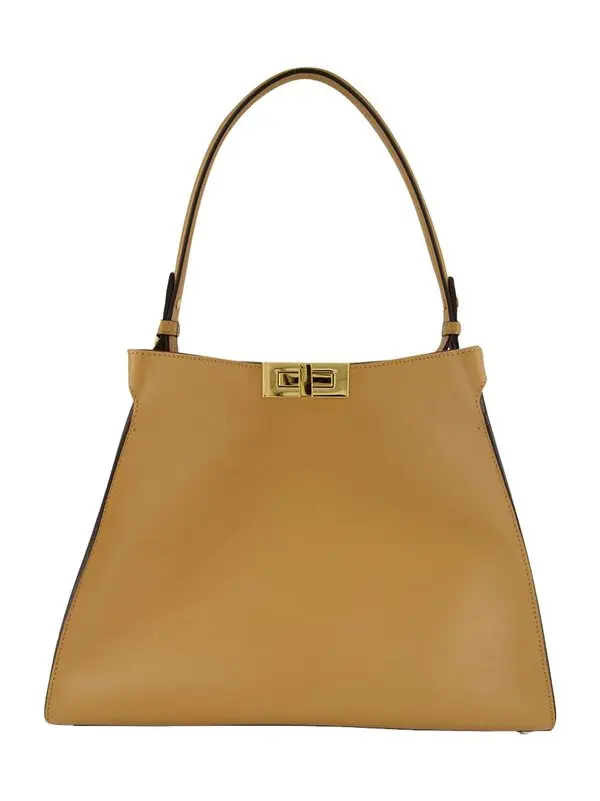 Fendi Cappuccino Way Medium Bag - Brown