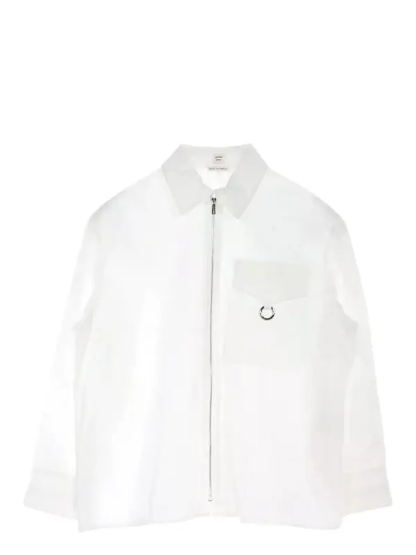 Hermès 10s Series Zip Shirt - White