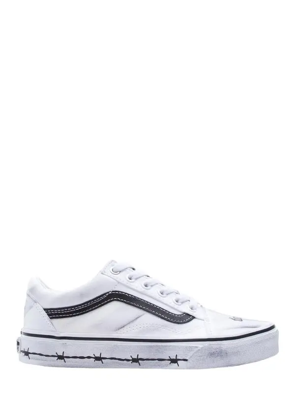 VANS Old Skool Travis Barker "dues Paidin" Sneakers - White