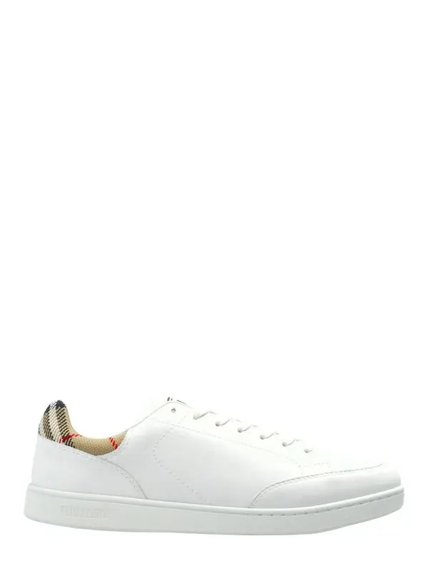 Burberry Set Check Sneakers - White