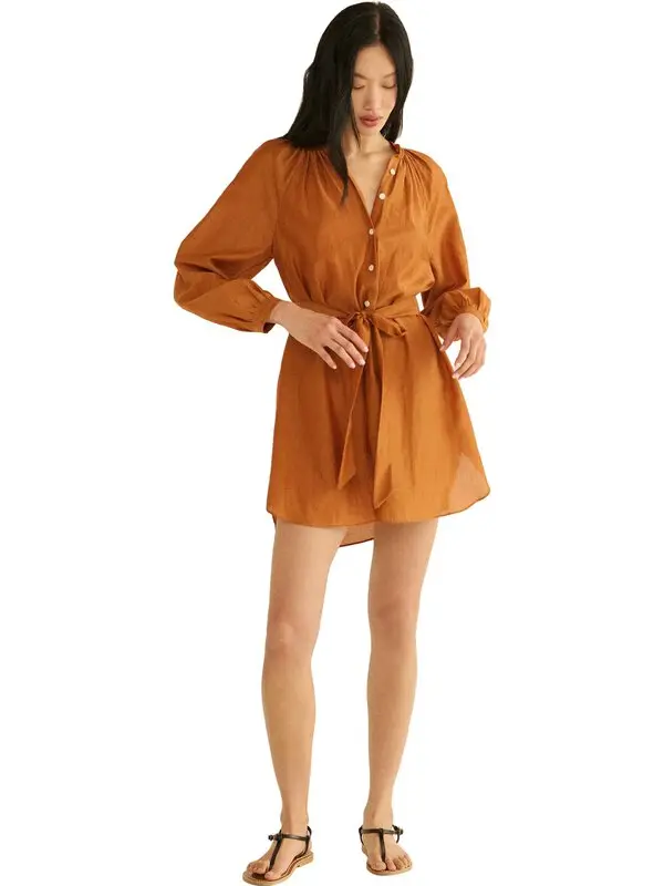 DÔEN Juliet Tunic Dress - Coconut