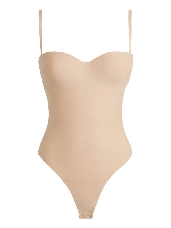 SKIMS Moulded Underwire Bodysuit - Beige