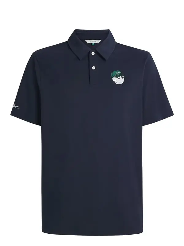 MALBON Fairway Baldwin Polo Shirt - Navy