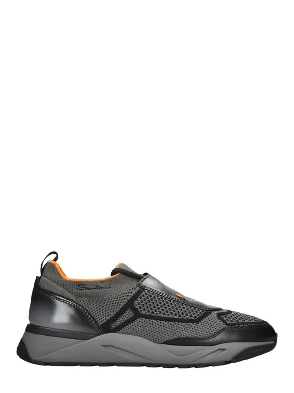 Santoni Tech-knit Innova Sneakers - Grey