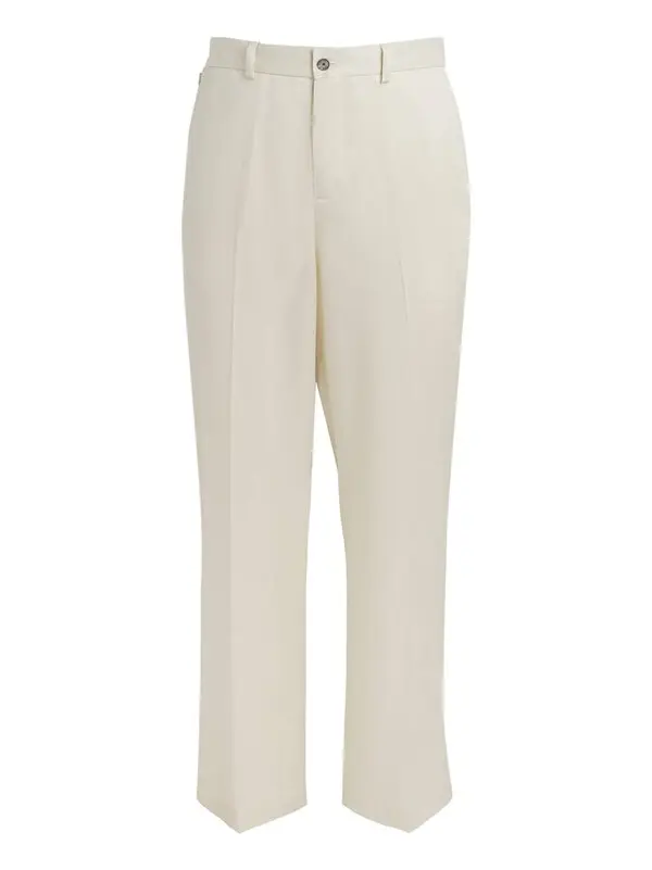 MALBON La Perla Twill Trousers - Beige