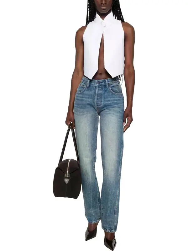 TOM FORD Logo Patch Jeans - Blue