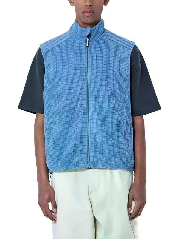 METALWOOD STUDIO Trail Mix Reversible Gilet - Blue