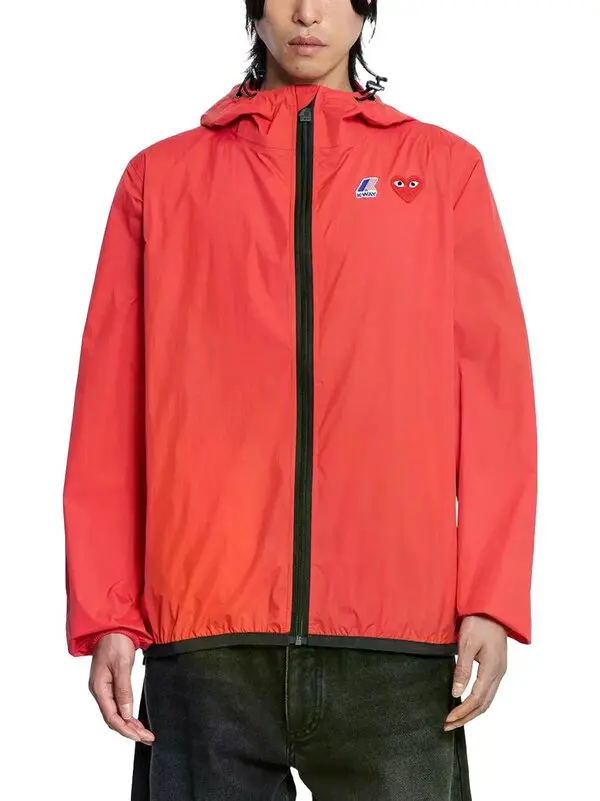 Play Comme Des Garcon K-way Lightweight Jacket - Red