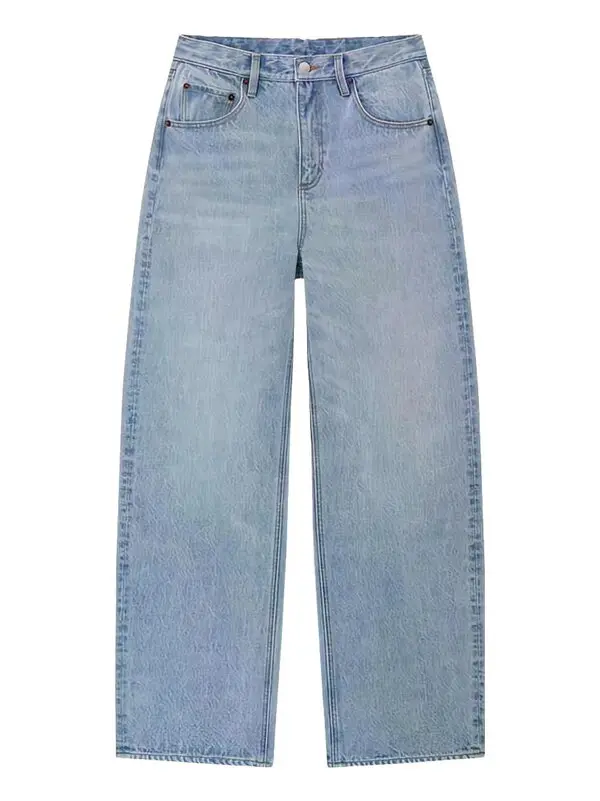HEY JOANIE Arc Wide-leg Jeans - Blue