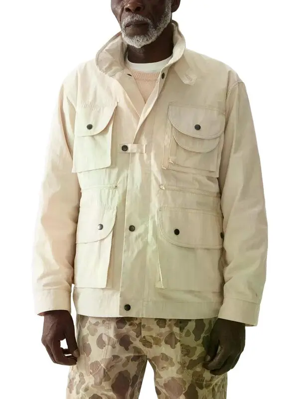 FORTELA Multi-pocket Military Jacket - Neutrals