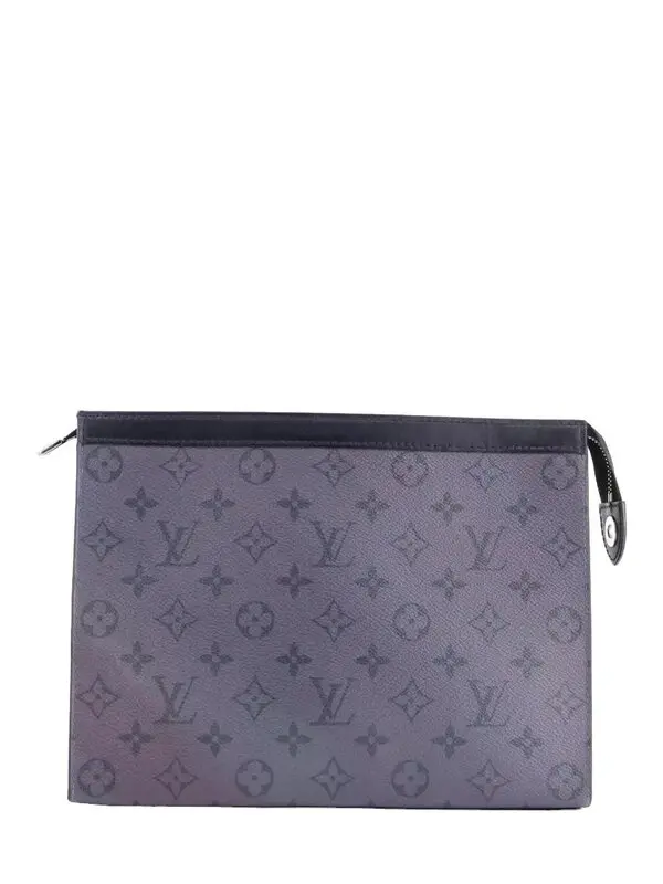 LOUIS VUITTON Pochette Voyage Clutch Bag - Black