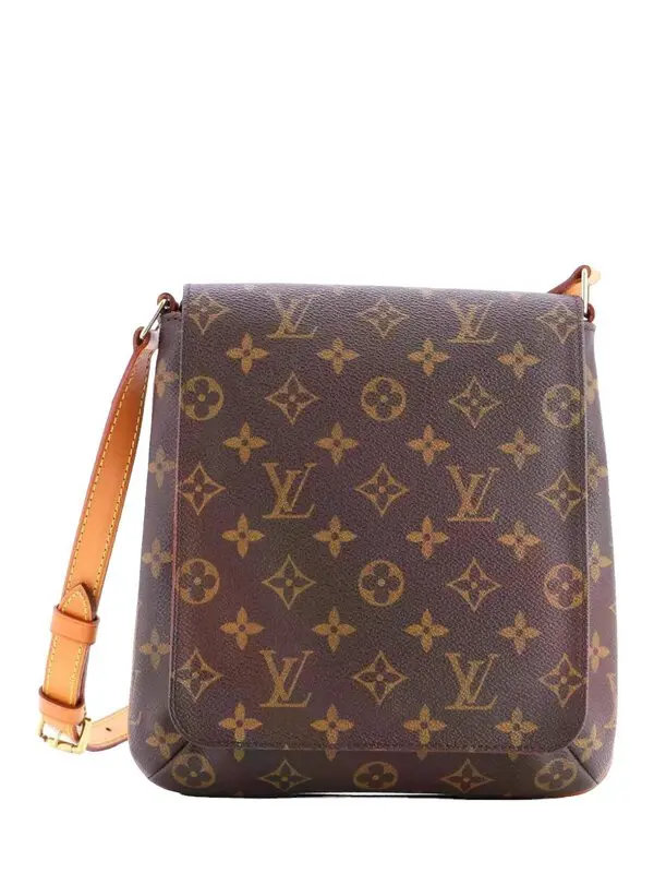 LOUIS VUITTON Monogram Canvas Musette Salsa Pm Shoulder Bag - Brown