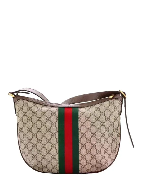 Gucci Ophidia Half Moon Hobo Bag - Brown