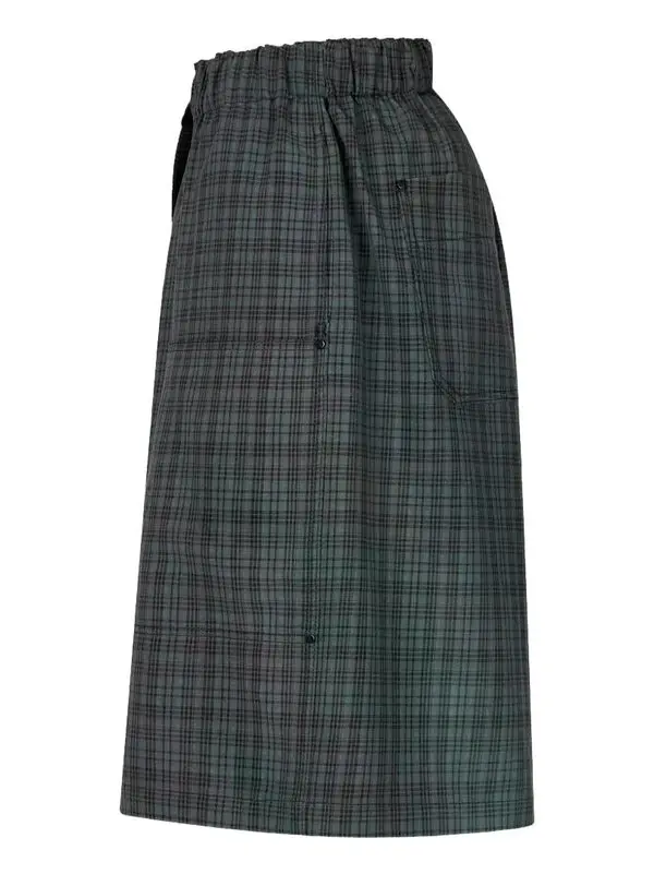 STUDIO TOMBOY Check-pattern Cargo Pants - Green