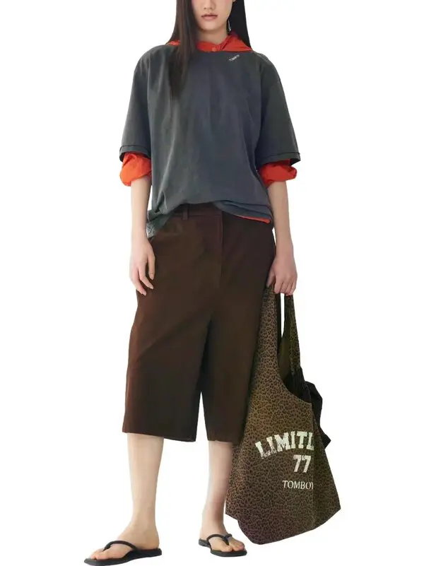 STUDIO TOMBOY Washed Finish T-shirt - Grey