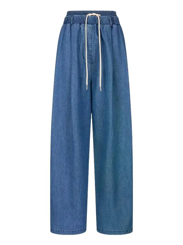 STUDIO TOMBOY Drawstring Waist Jeans - Blue