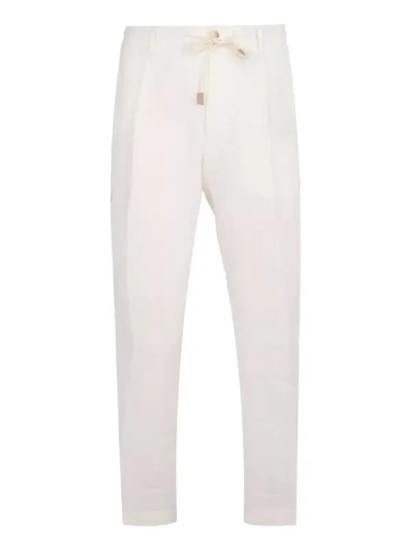 GRAN SASSO Drawstring Cargo Pants - Neutrals