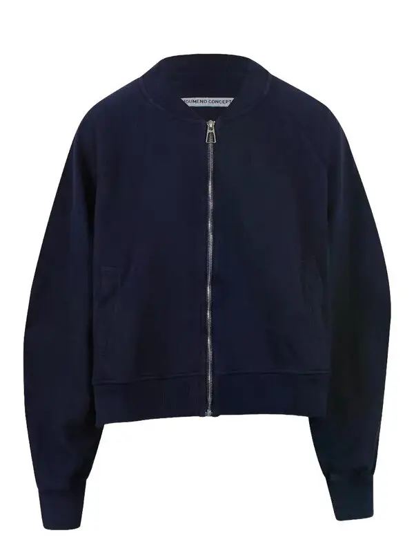 NOUMENO CONCEPT Logo-patch Bomber Jacket - Blue