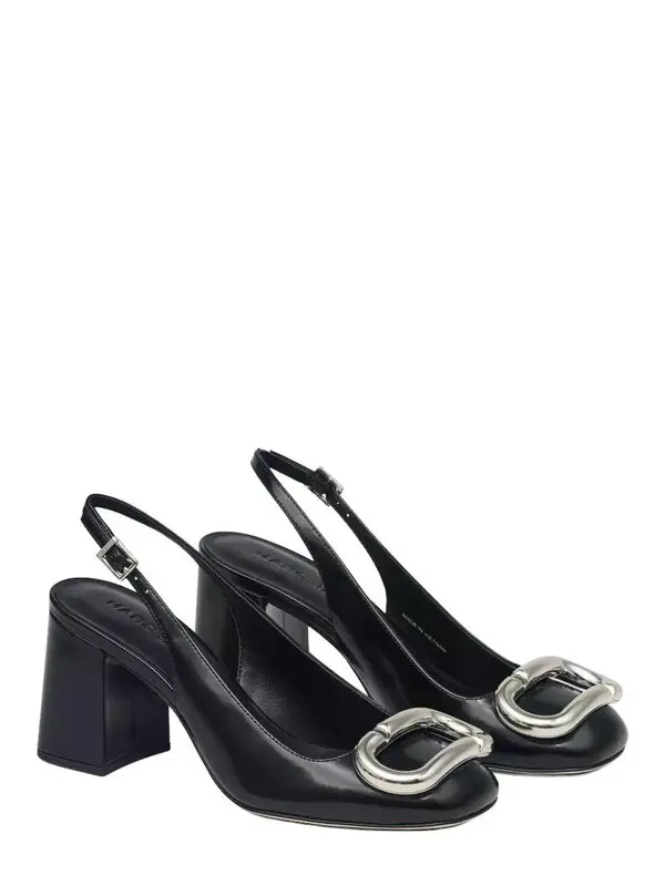 Marc Jacobs Pop J Slingback Pumps - Black