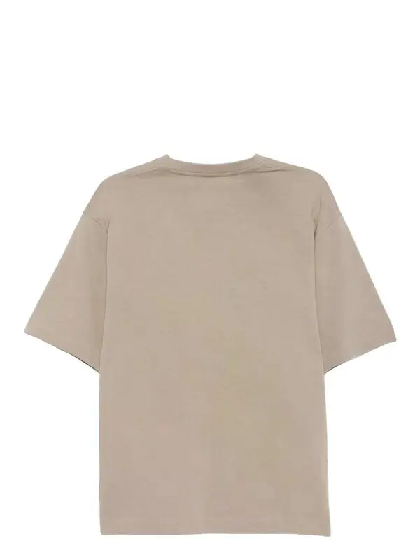 GEORGE. Khaki Beige Cotton Crewneck T-shirt - Neutrals