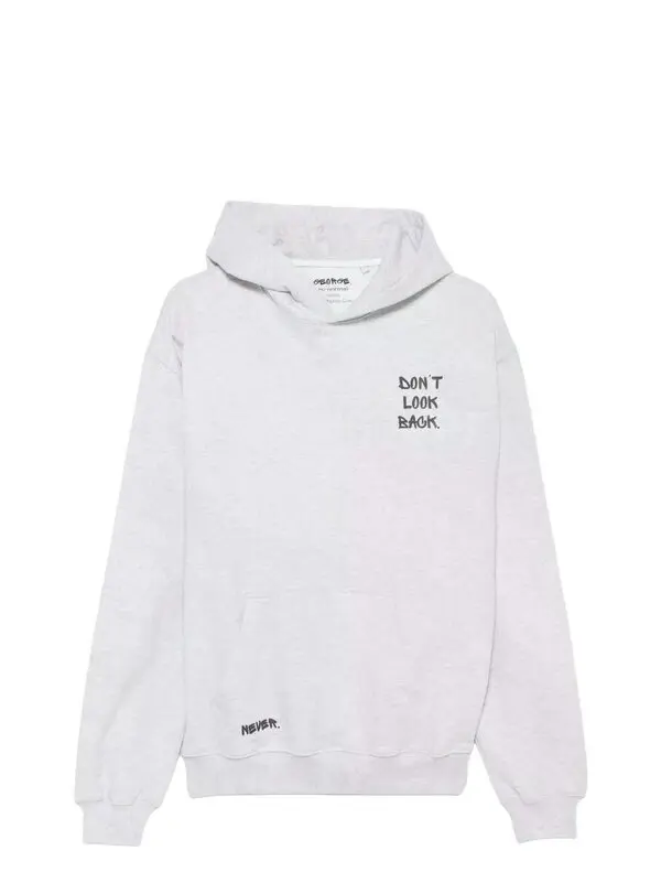 GEORGE. Slogan Print Hoodie - Grey