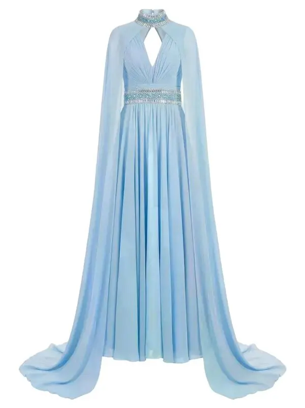 GATTINOLLI BY MARWAN Embellished Maxi Dress - Blue