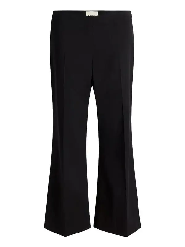Khaite Walter Flared Trousers - Black