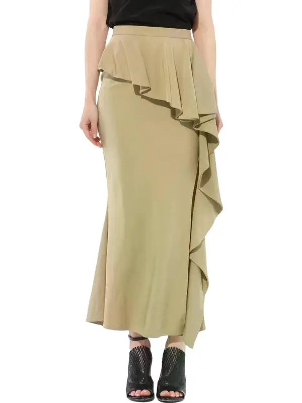 Givenchy Ruffled Skirt - Neutrals