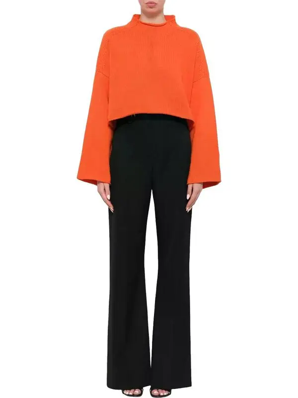 JW Anderson Cable-detail Knit Sweater - Orange