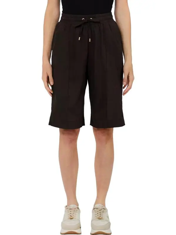 Liu Jo Drawstring Waist Shorts - Brown