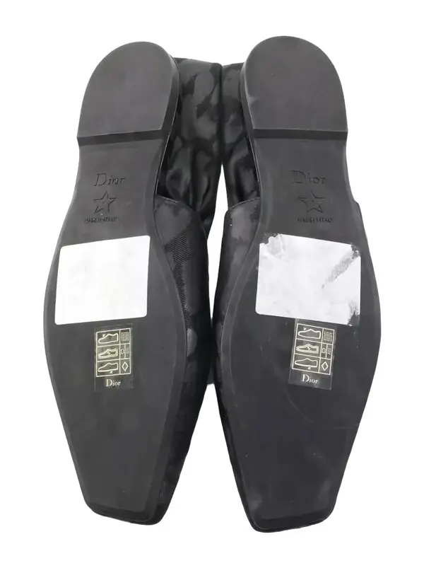 Dior Cd Logo Back Strap Pumps - Black