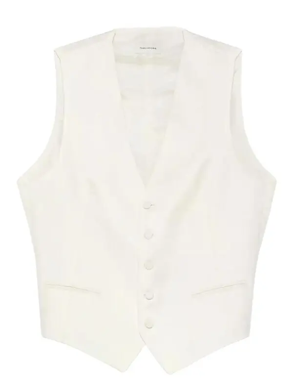 Tagliatore Sleeveless Waistcoat - Neutrals