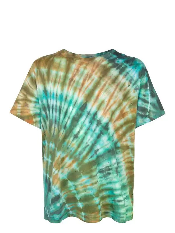 Amiri Shotgun Tie-dye T-shirt - Blue