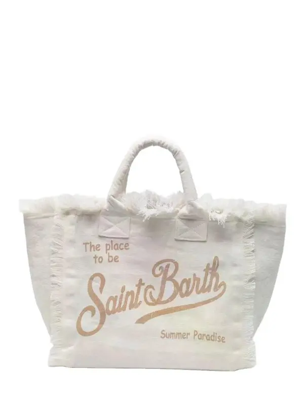 MC2 SAINT BARTH Vanity Tote Bag - White