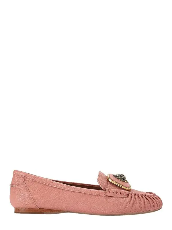 Kurt Geiger Pimlico Leather Moccasins With Embellished Detail - Light/pastel